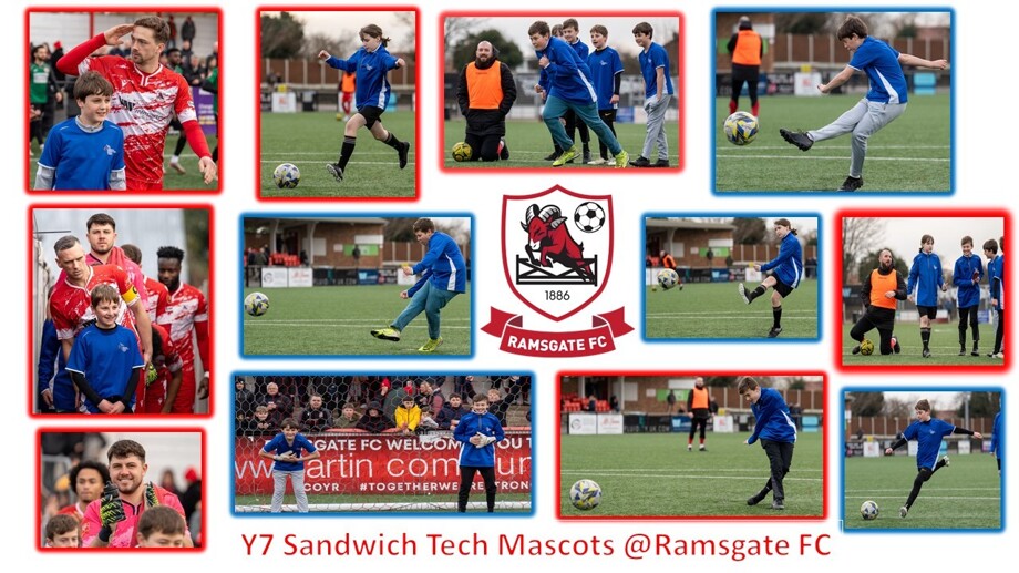 Year 7 Football Team Mascots for Ramsgate FC - Latest News - Sandwich ...